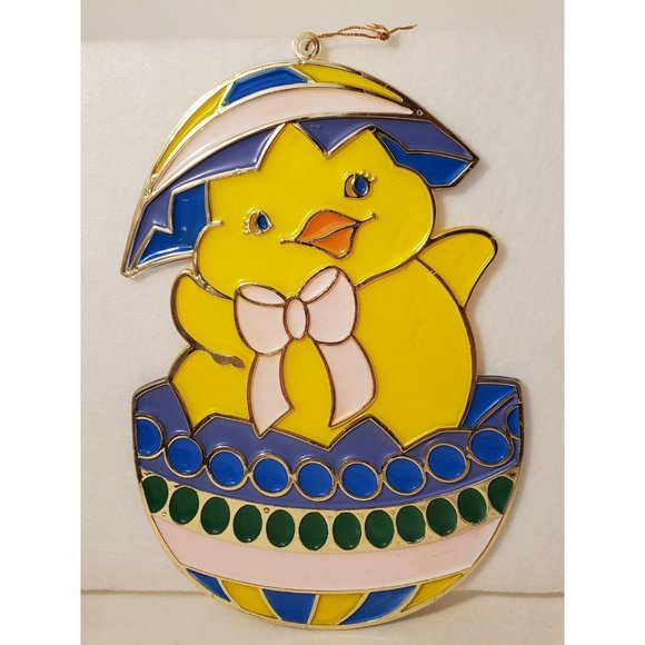 Giftco | Holiday | Giftco Easter Suncatcher Chick Duck In Egg Sun ...